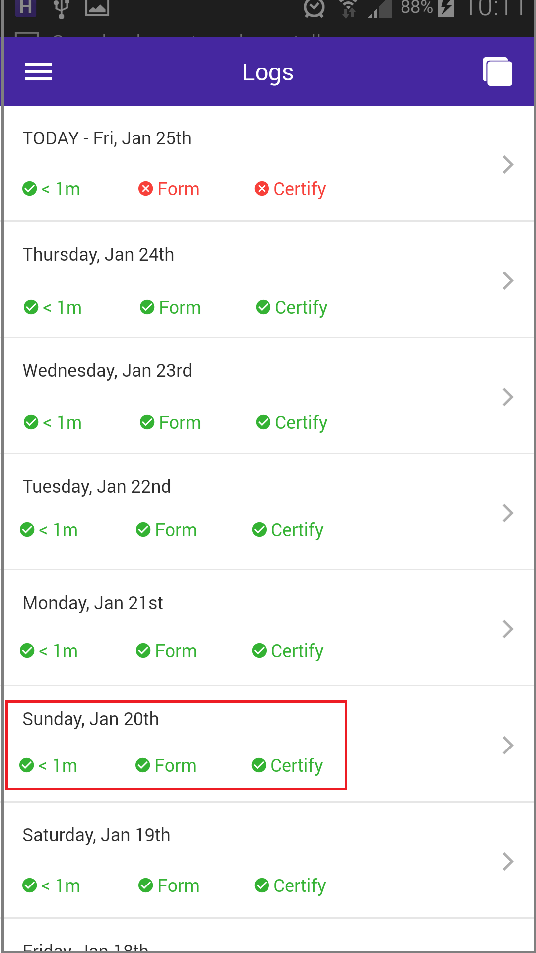 Certify Logs – HOS247 Support Center